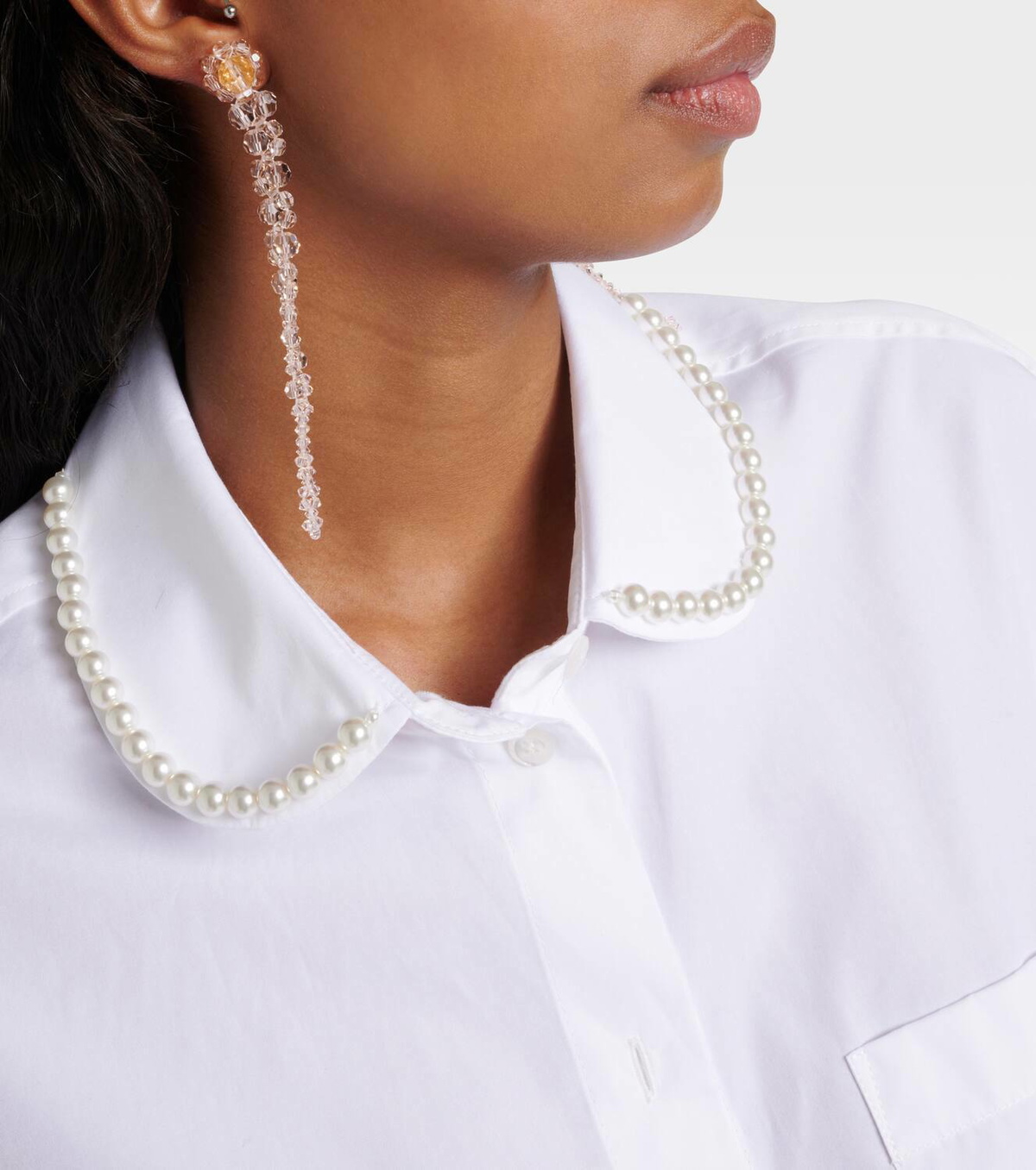 Simone Rocha Drip crystal-embellished drop earrings Simone Rocha