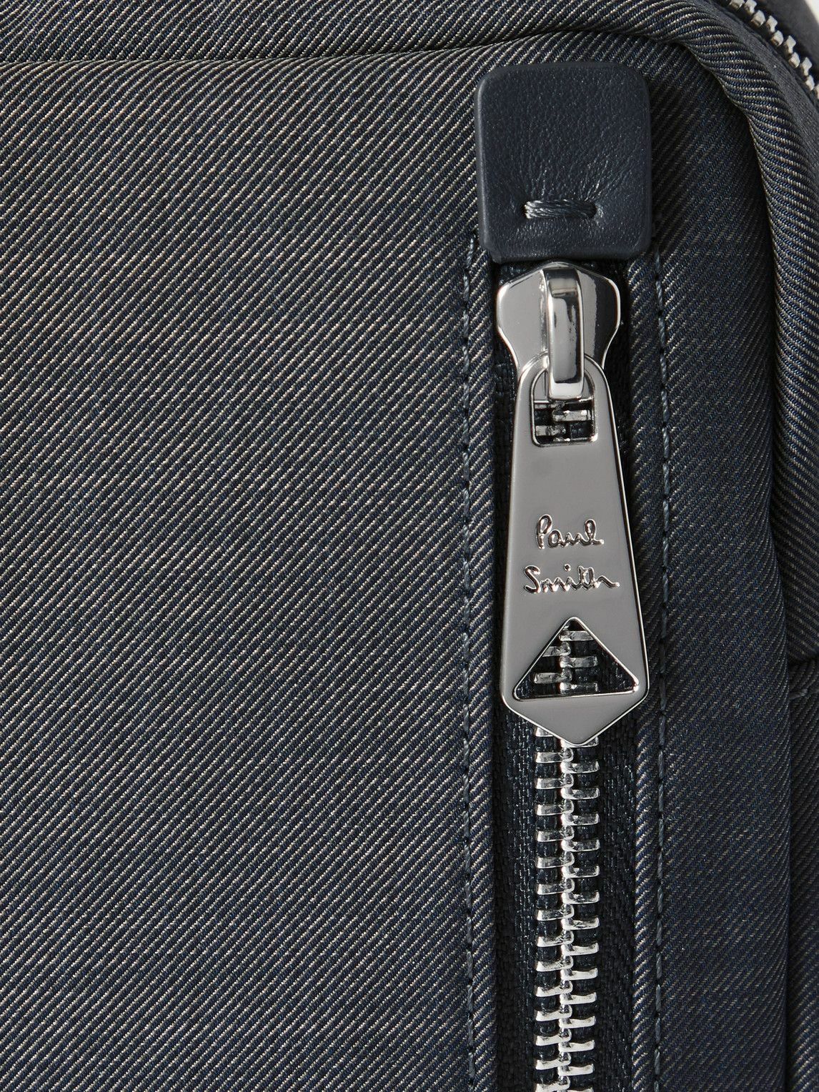 Paul Smith - Leather-Trimmed Twill Messenger Bag Paul Smith