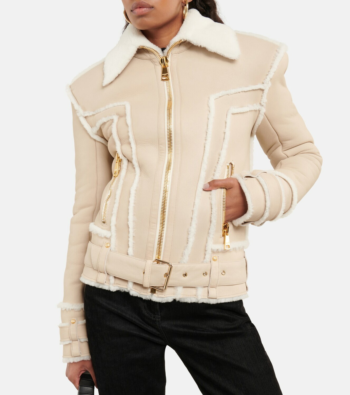 Balmain - Leather jacket Balmain
