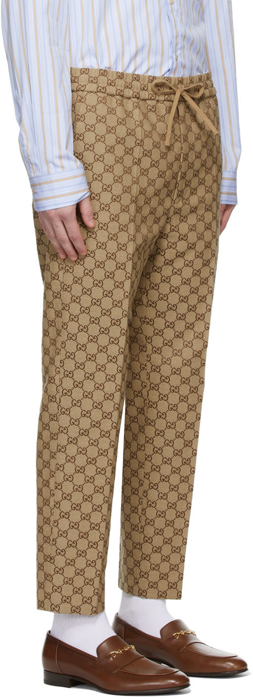 Gucci Beige GG Jogging Trousers Gucci