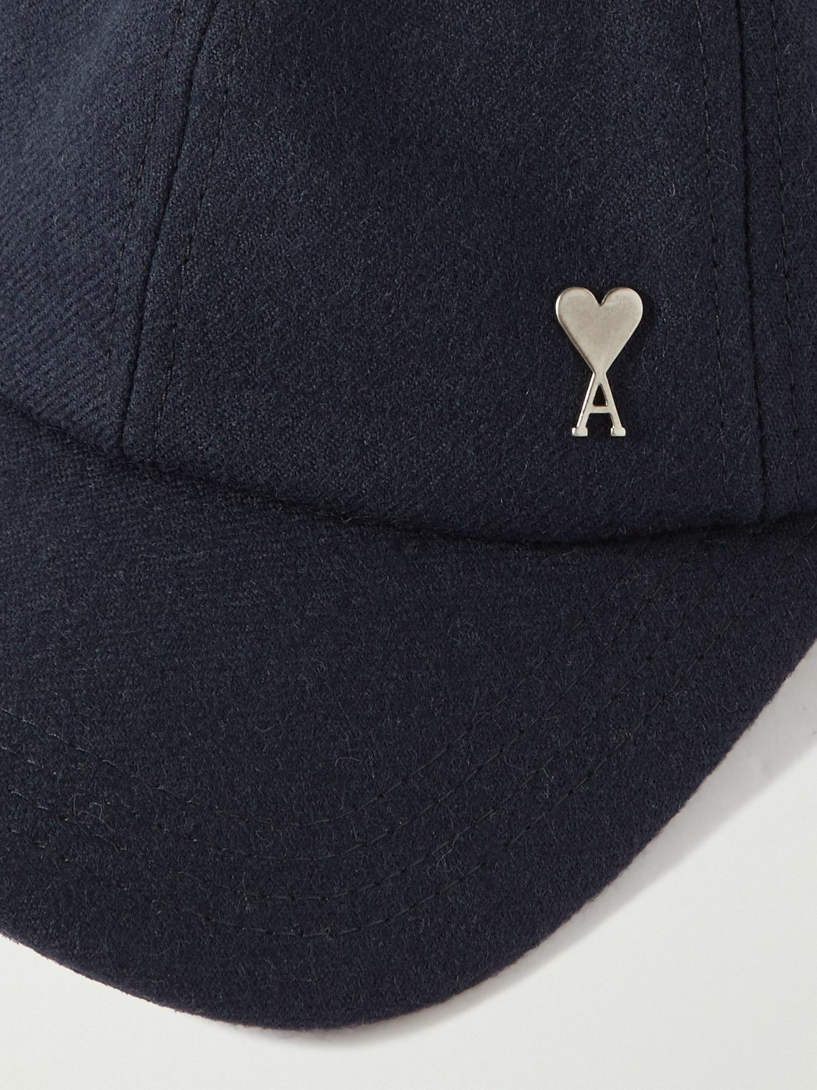 AMI PARIS - Logo-Embellished Wool-Twill Baseball Cap AMI