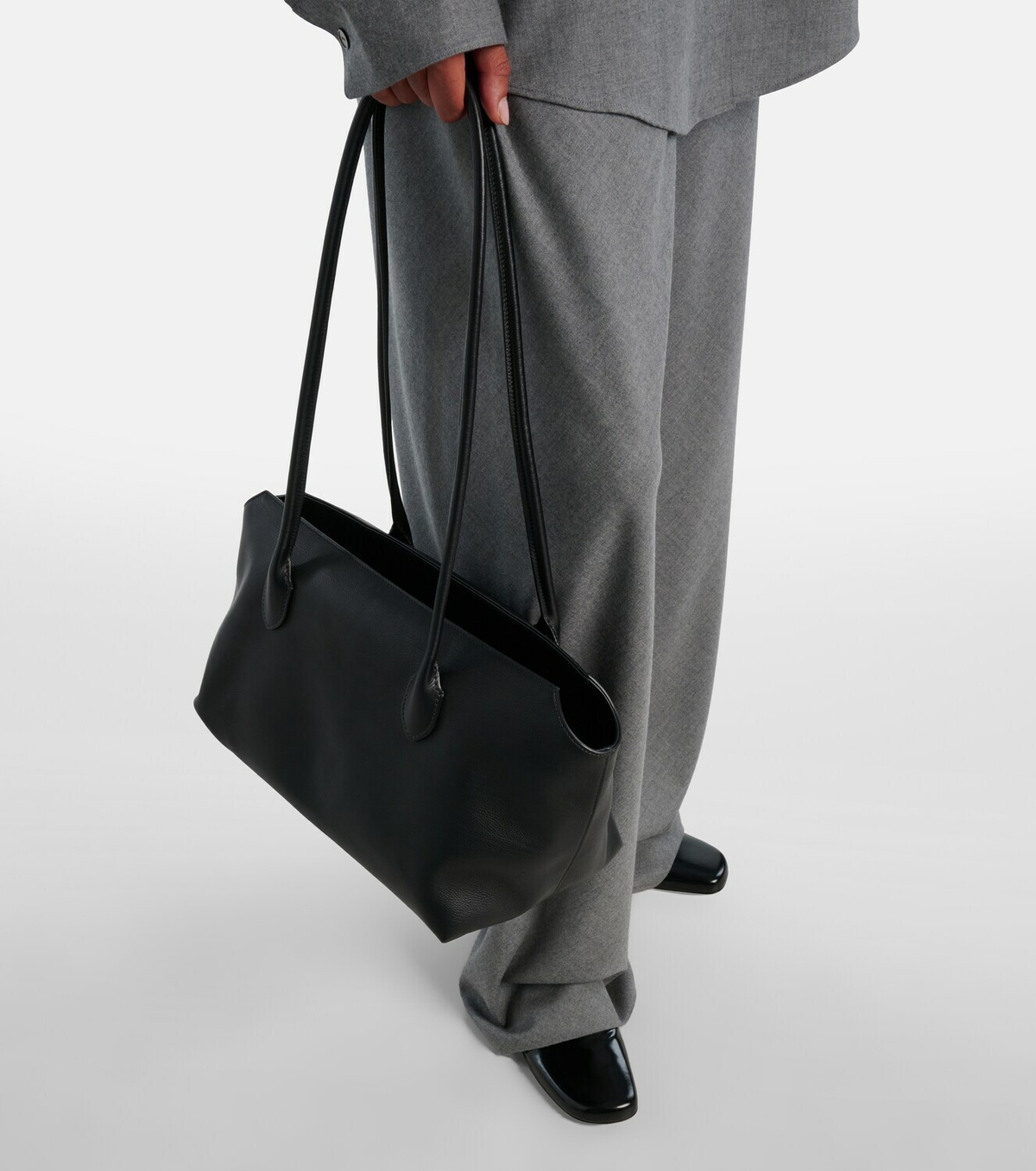 The Row Terrasse leather shoulder bag The Row