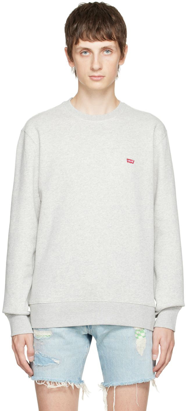 Levi's Gray Core Ng Crew Sweatshirt Levi's Red