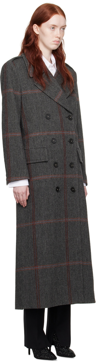 Stella McCartney Gray Maxi Coat Stella McCartney