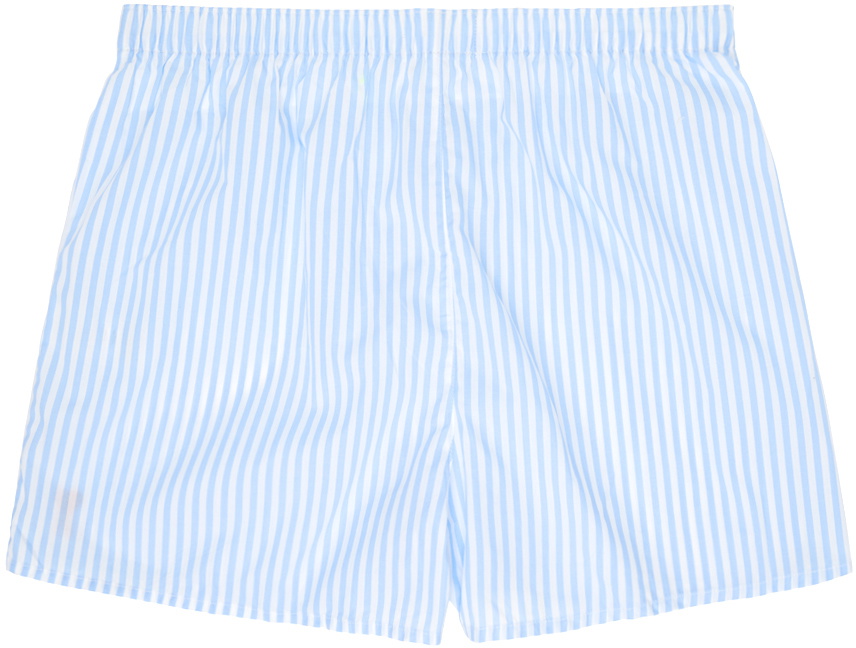 AMI Paris Blue & White Ami de Cœur Boxers AMI