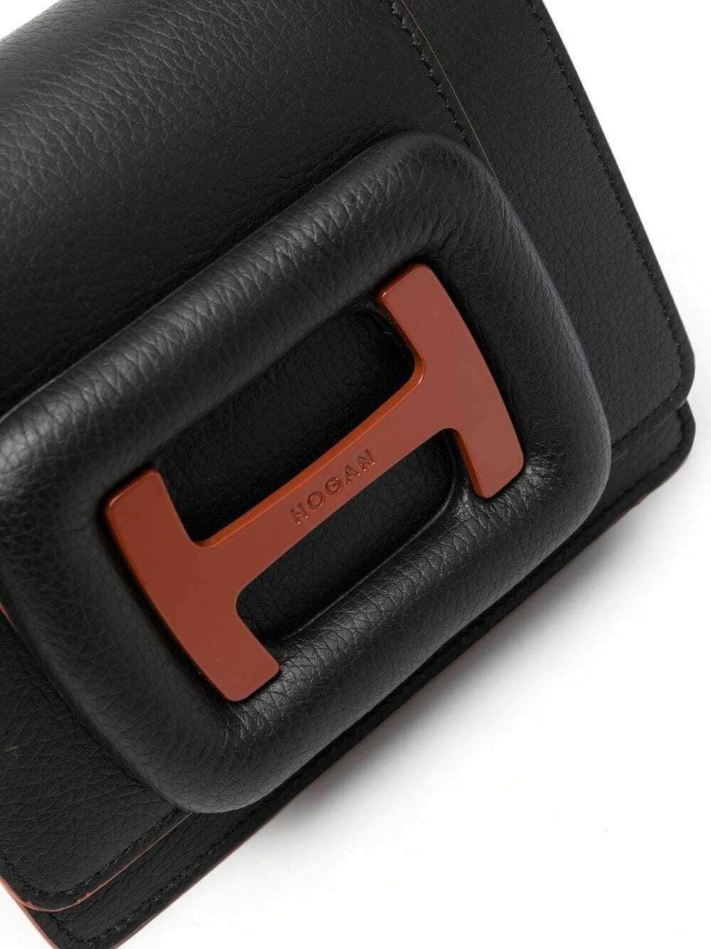 HOGAN - H-bag Leather Micro Bag Hogan