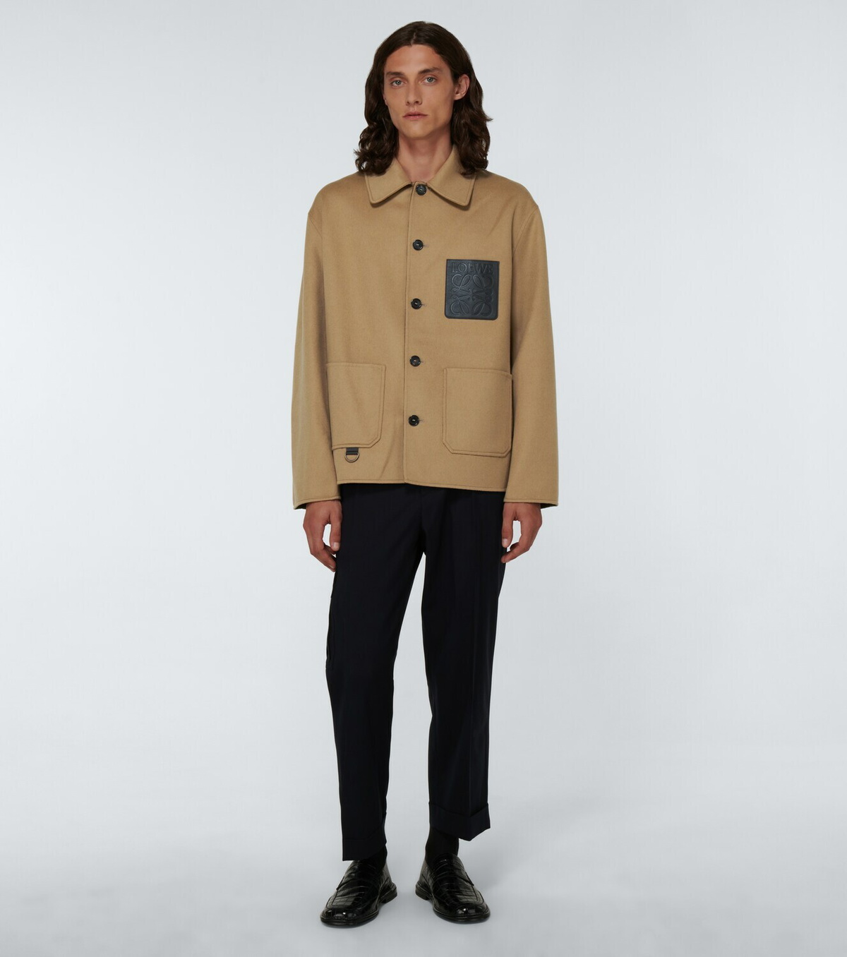 Loewe Wool and cashmere workwear jacket Loewe
