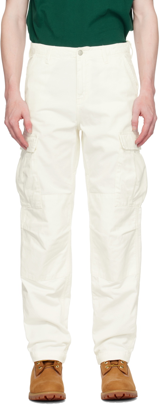 Carhartt Work In Progress White Regular Cargo Pants Carhartt WIP
