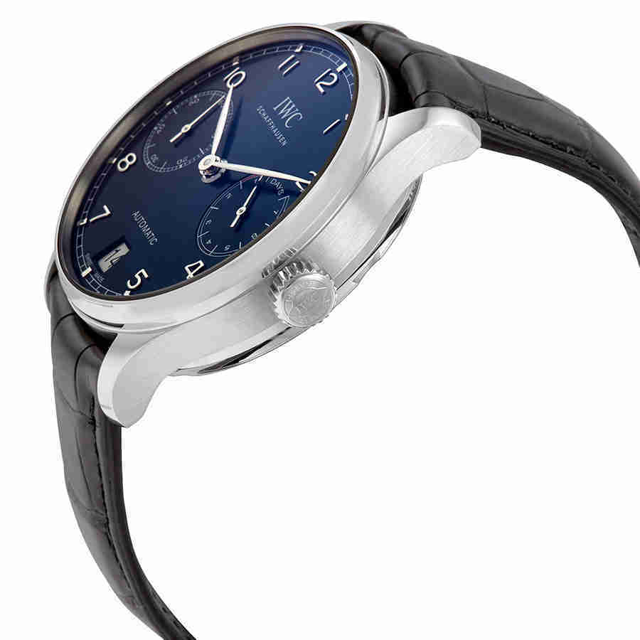 IWC Portugieser Automatic Blue Dial Mens Watch IW500710 IWC