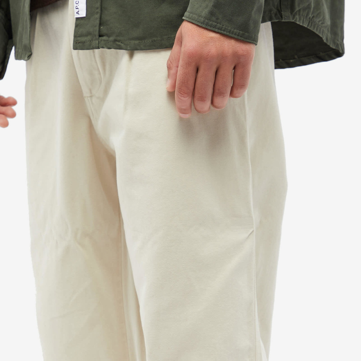Folk Men's Twill Assembly Pant in Stone Brushed Twill Folk