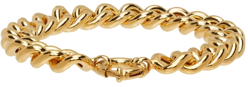 Ernest W. Baker Gold Curb Chain Bracelet Ernest W. Baker