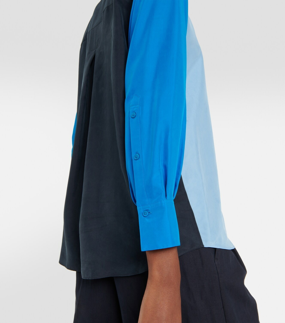 Dorothee Schumacher Colorblock silk blouse Dorothee Schumacher