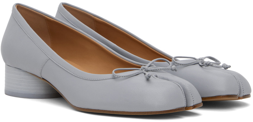 Maison Margiela Blue Tabi Ballerina Heels Maison Margiela