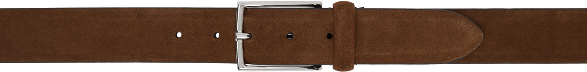 Anderson's Brown Suede Leather Semi Formal Belt Anderson's