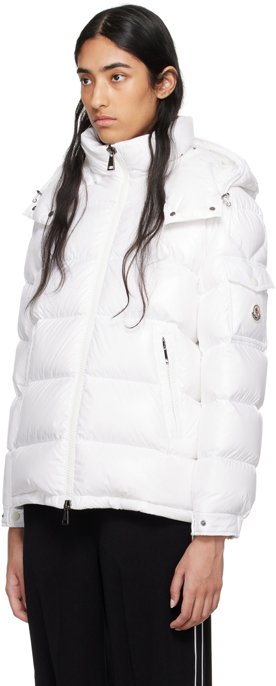 Moncler White Maire Short Down Jacket Moncler