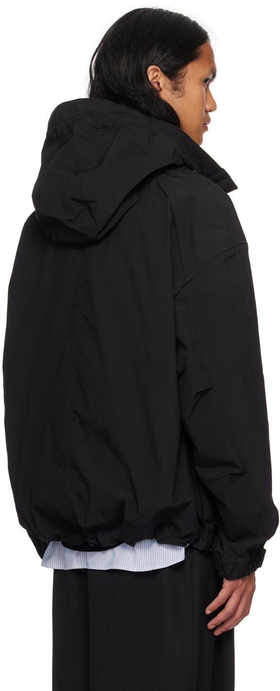 Juun.J Black Half-Zip Jacket Juun.J