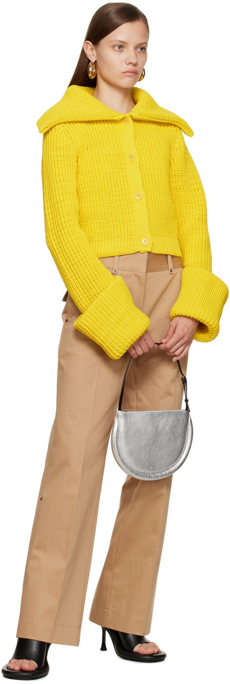 JW Anderson Yellow Chunky Cardigan JW Anderson