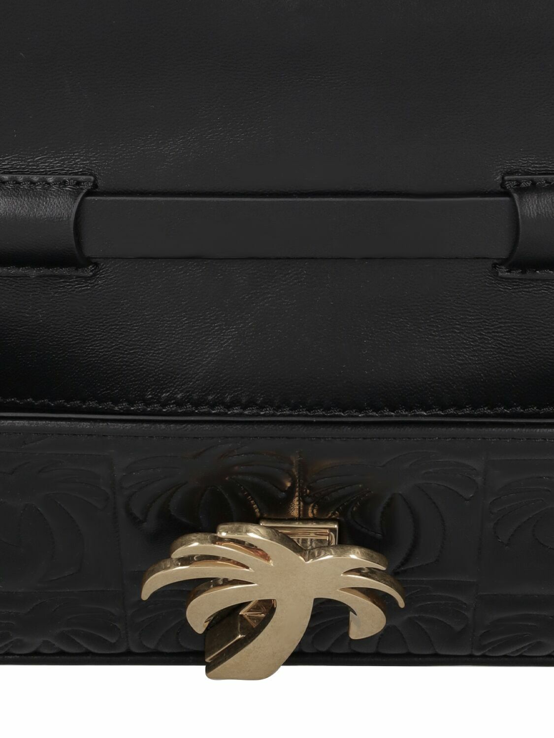 PALM ANGELS - Bridge Leather Shoulder Bag Palm Angels