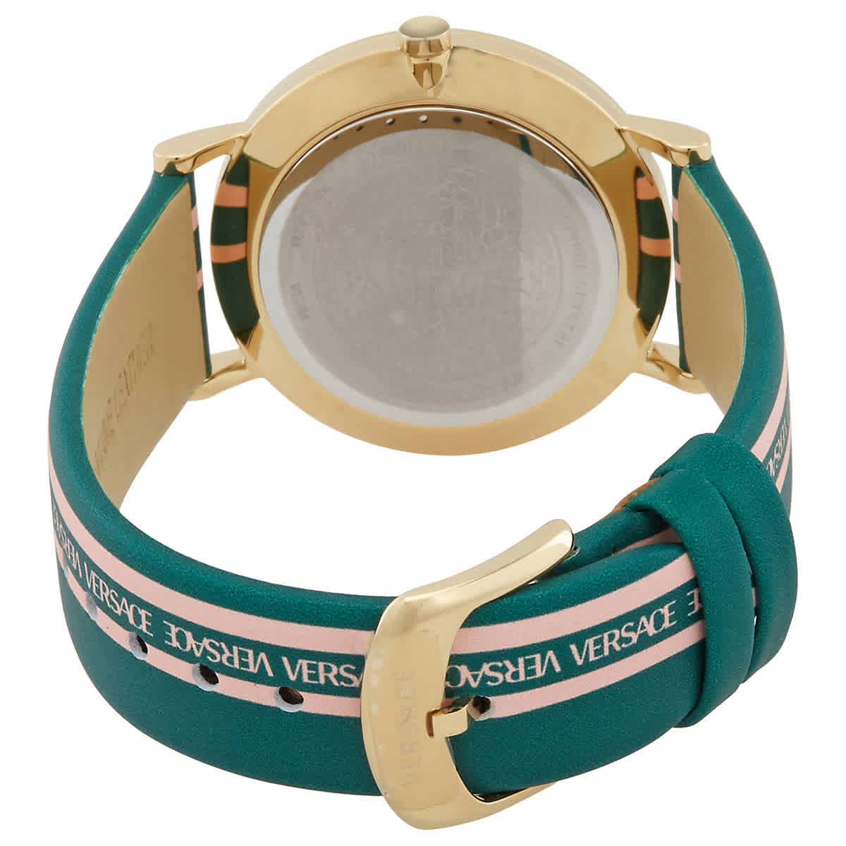 Versace New Generation Quartz Green Dial Ladies Watch VE3M00322 Versace