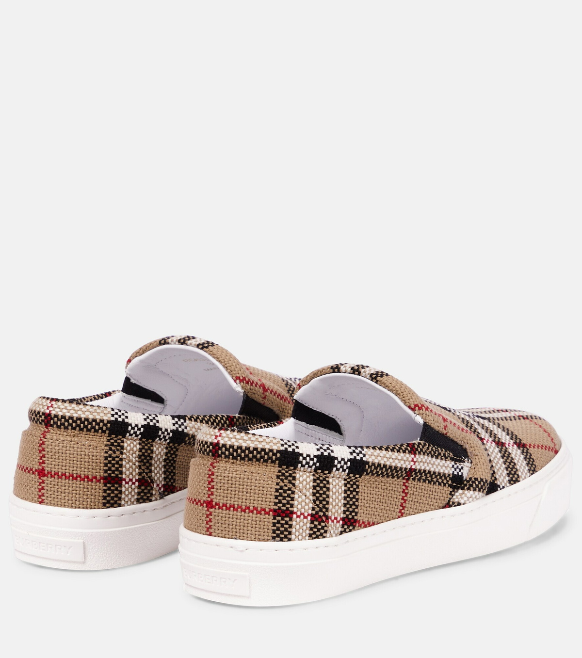 Burberry Vintage Check Cotton Sneakers