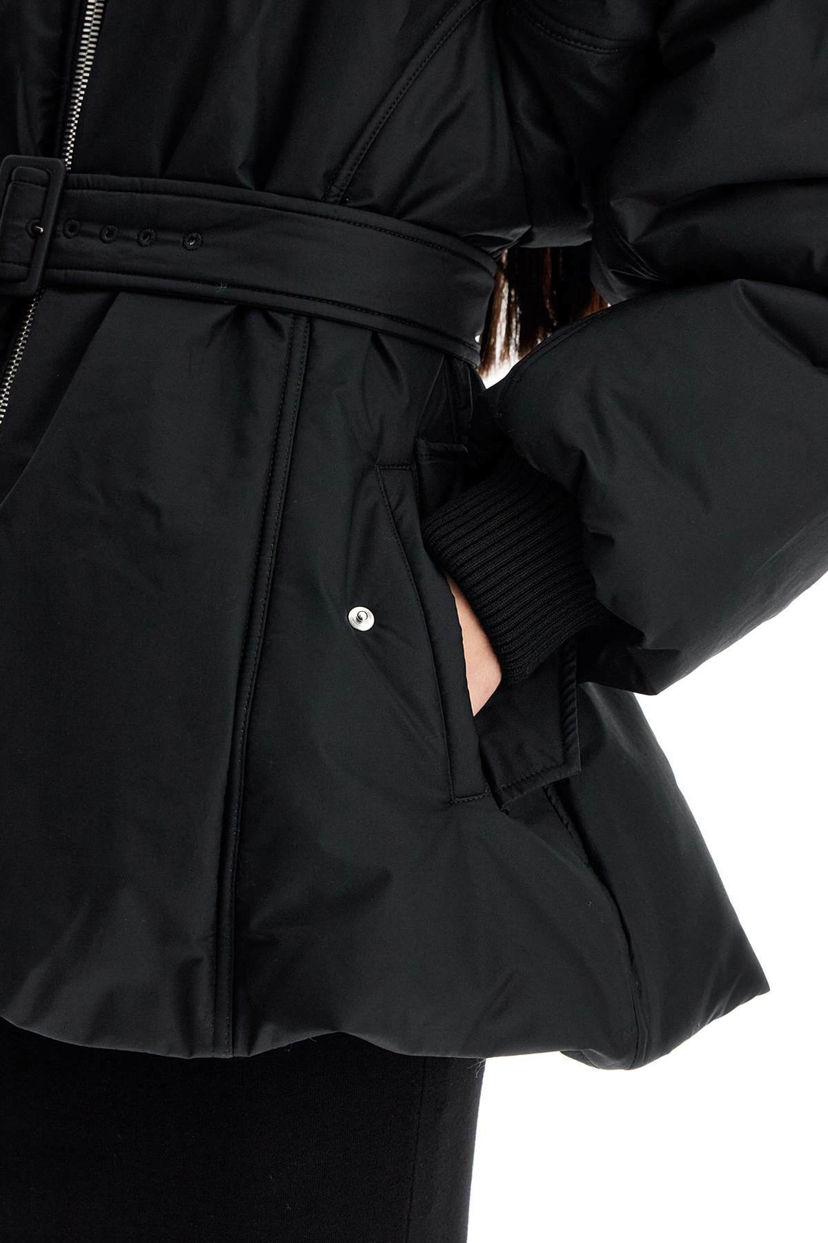 ALAIA cotton flared bomber jacket Black ALAÏA