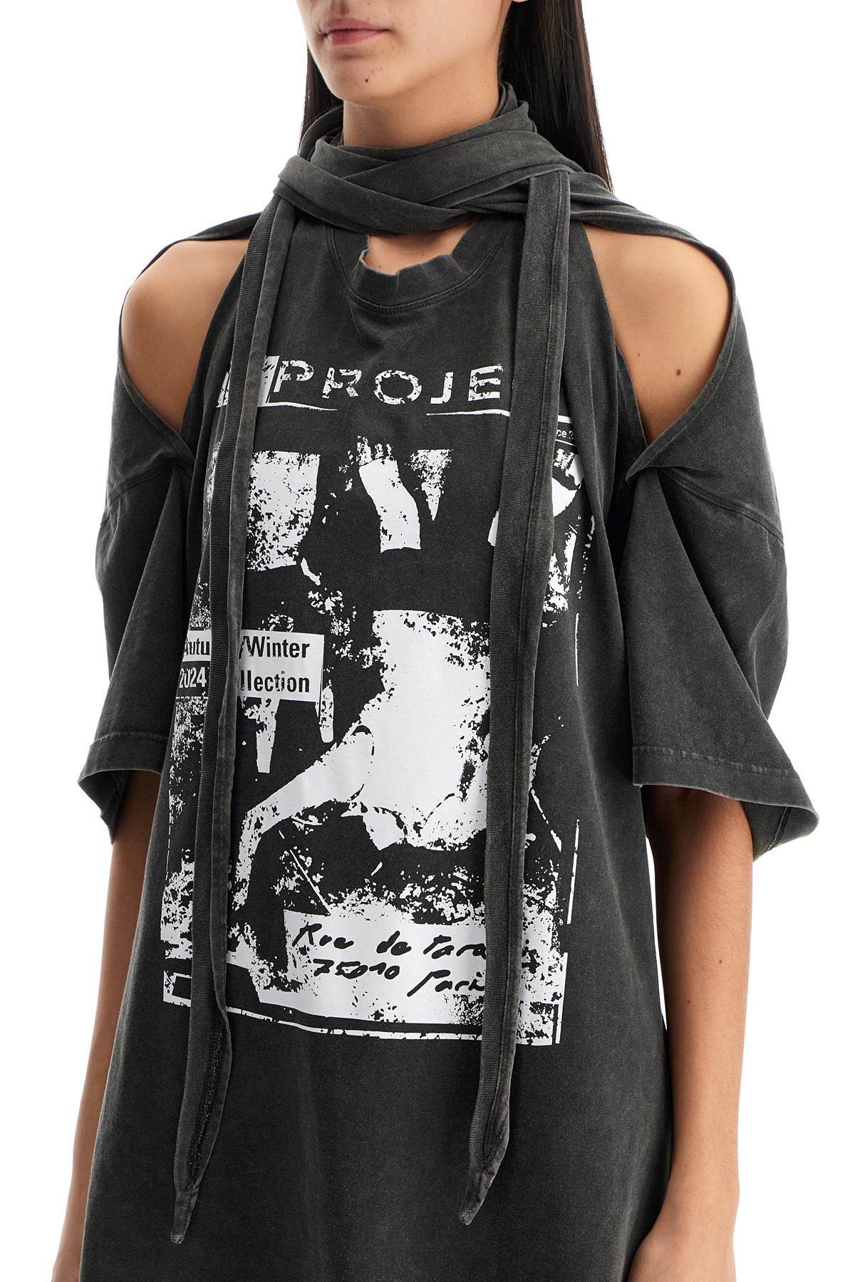 Y PROJECT "rock band print multi-sc Black Y/Project