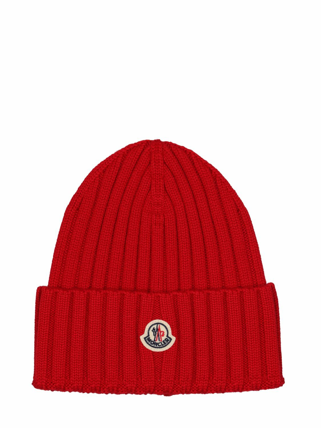 MONCLER - Knitted Wool Hat Moncler