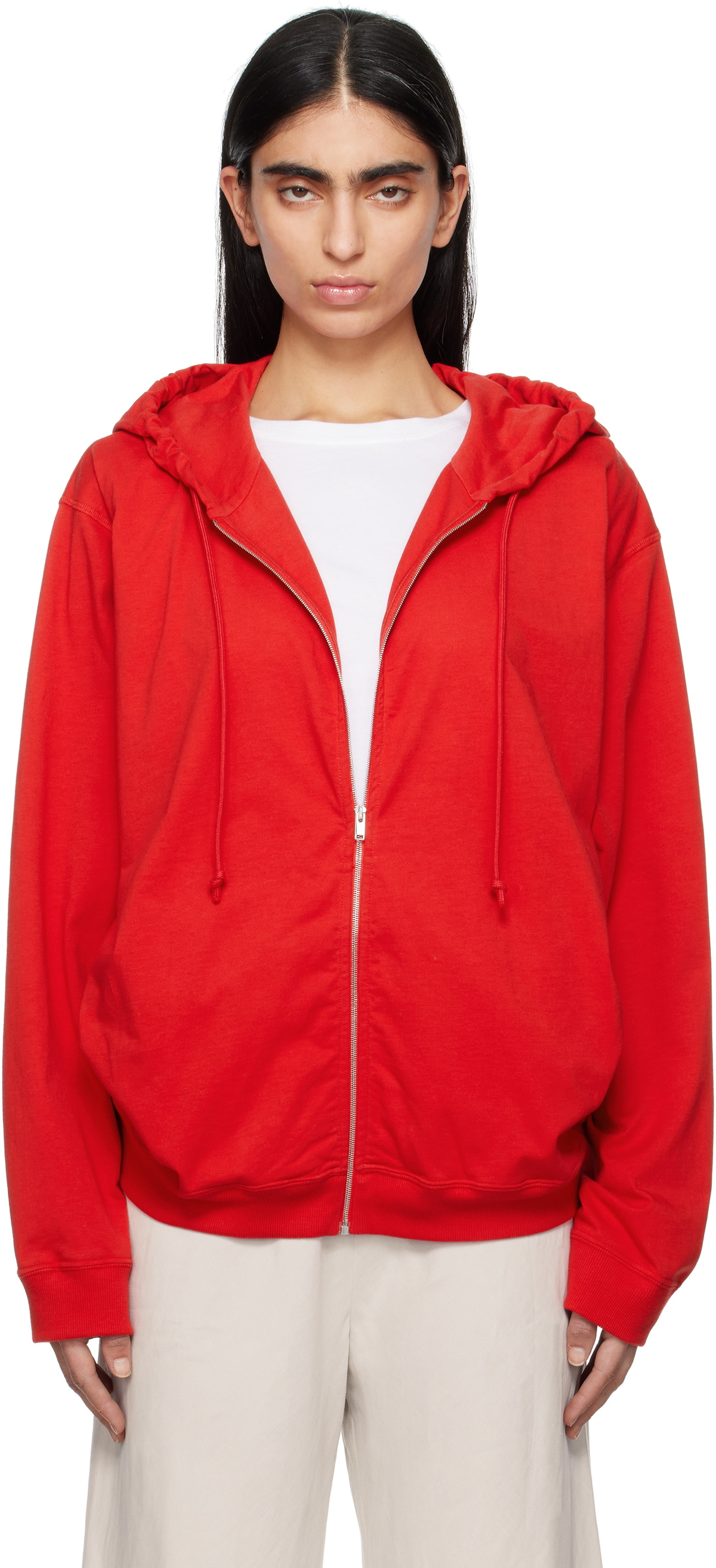 The Row Red Rosy Hoodie The Row