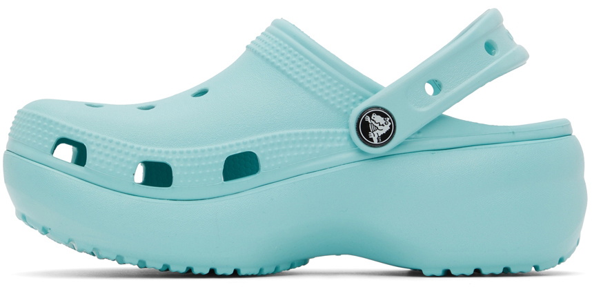 Crocs Blue Classic Platform Clogs Crocs