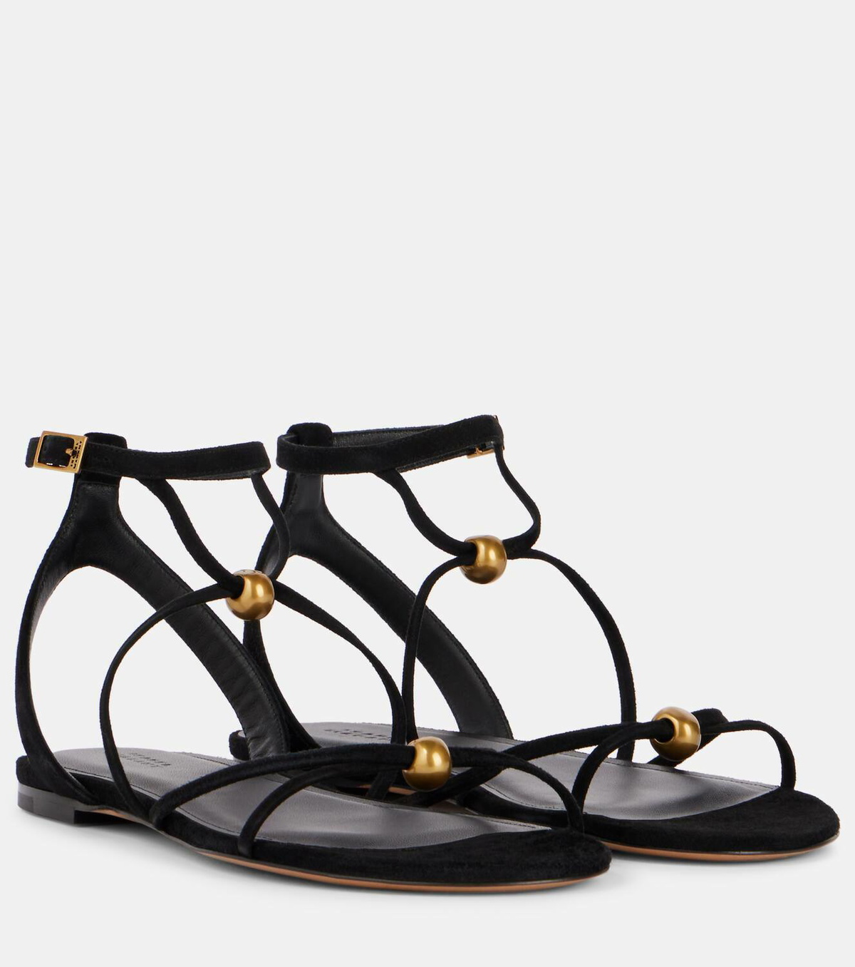Isabel Marant Aeza embellished suede sandals Isabel Marant