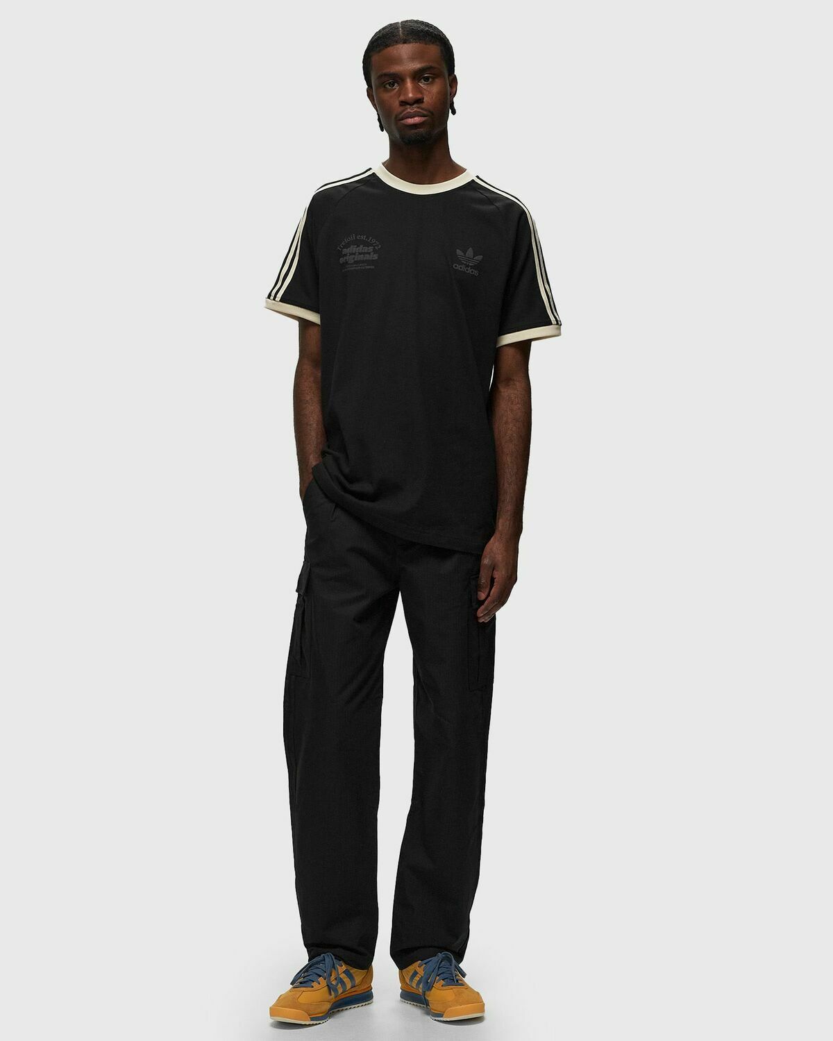 Adidas Premium Essentials+ Cargohose Black Cargo Pants adidas