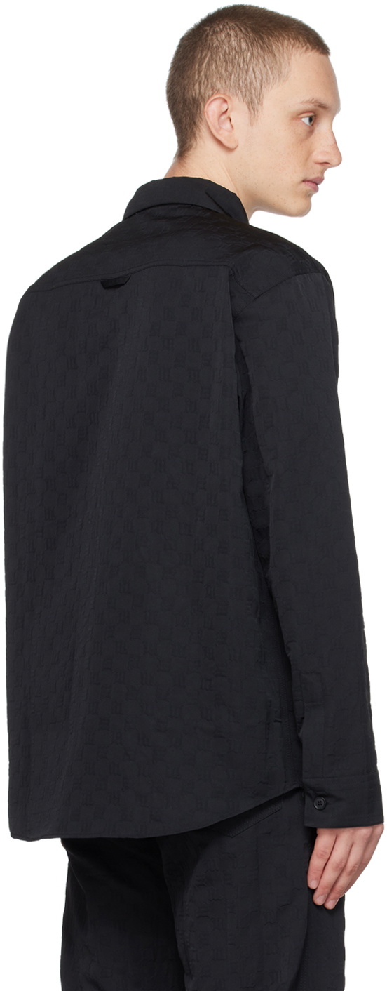 MISBHV Black Monogram Embossed Shirt MISBHV
