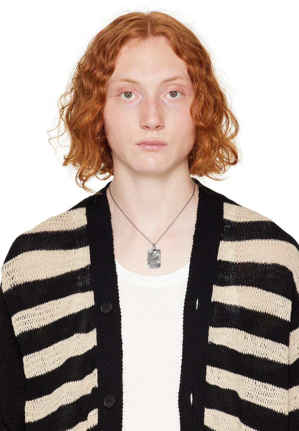 Yohji Yamamoto Silver Devil & Angel Pendant Necklace Yohji Yamamoto