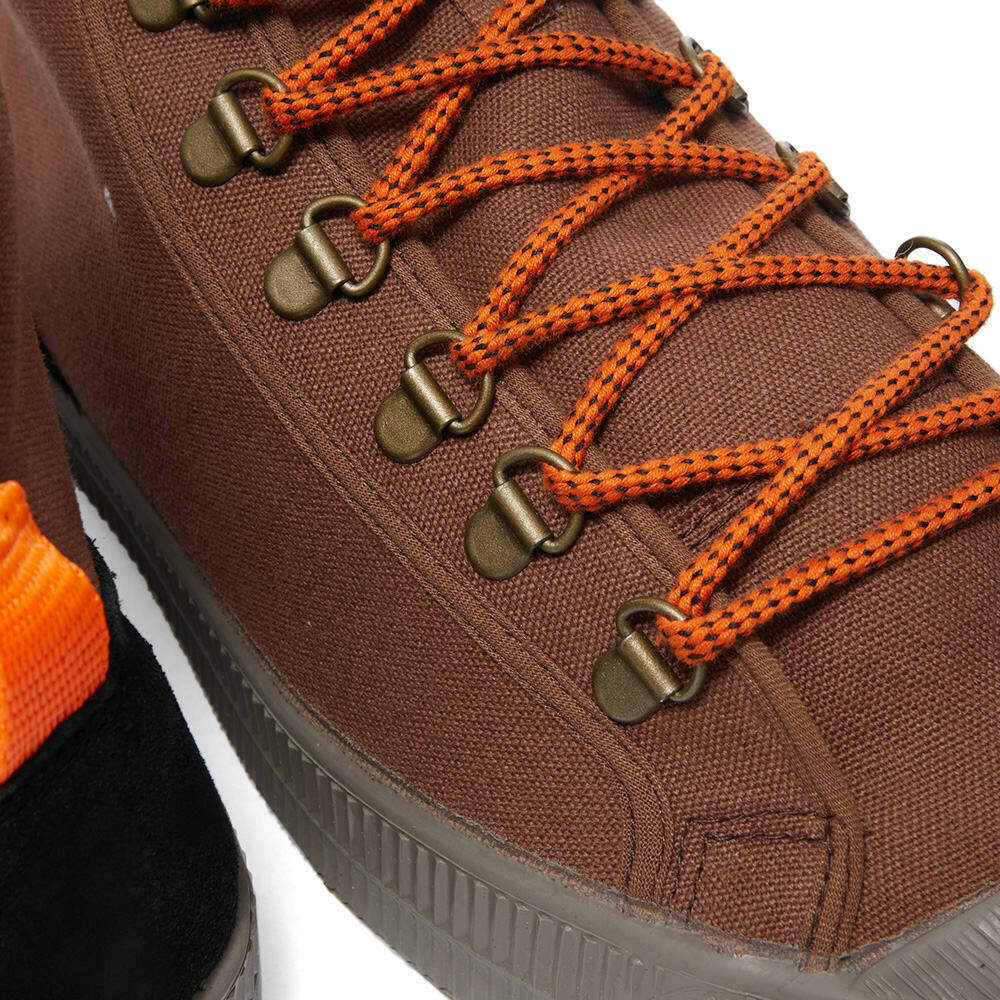 Novesta Men's Star Dribble Trampka Sneakers in Brown/Grey Novesta