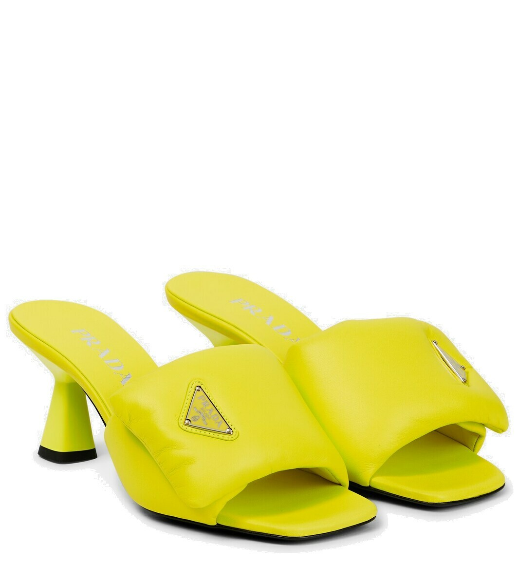Prada Padded leather mules Prada