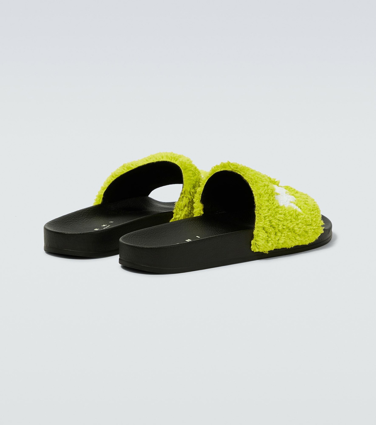 Marni - Logo terry slides Marni