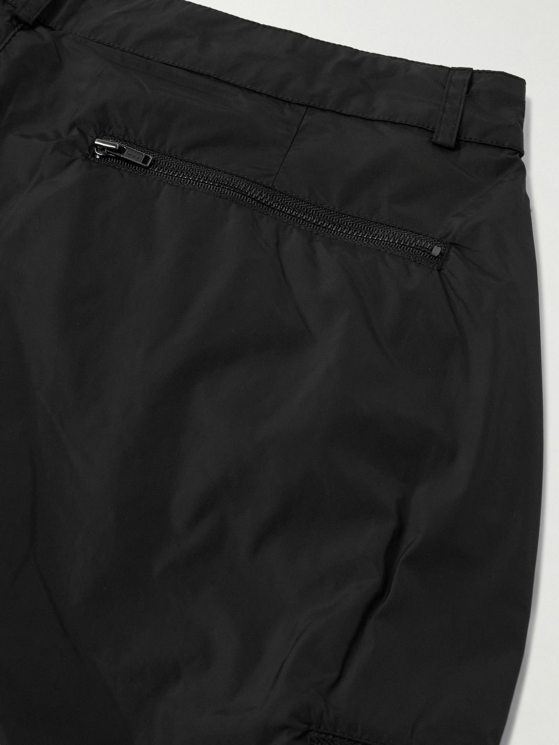 SAIF UD DEEN - Straight-Leg Shell Trousers - Black SAIF UD DEEN