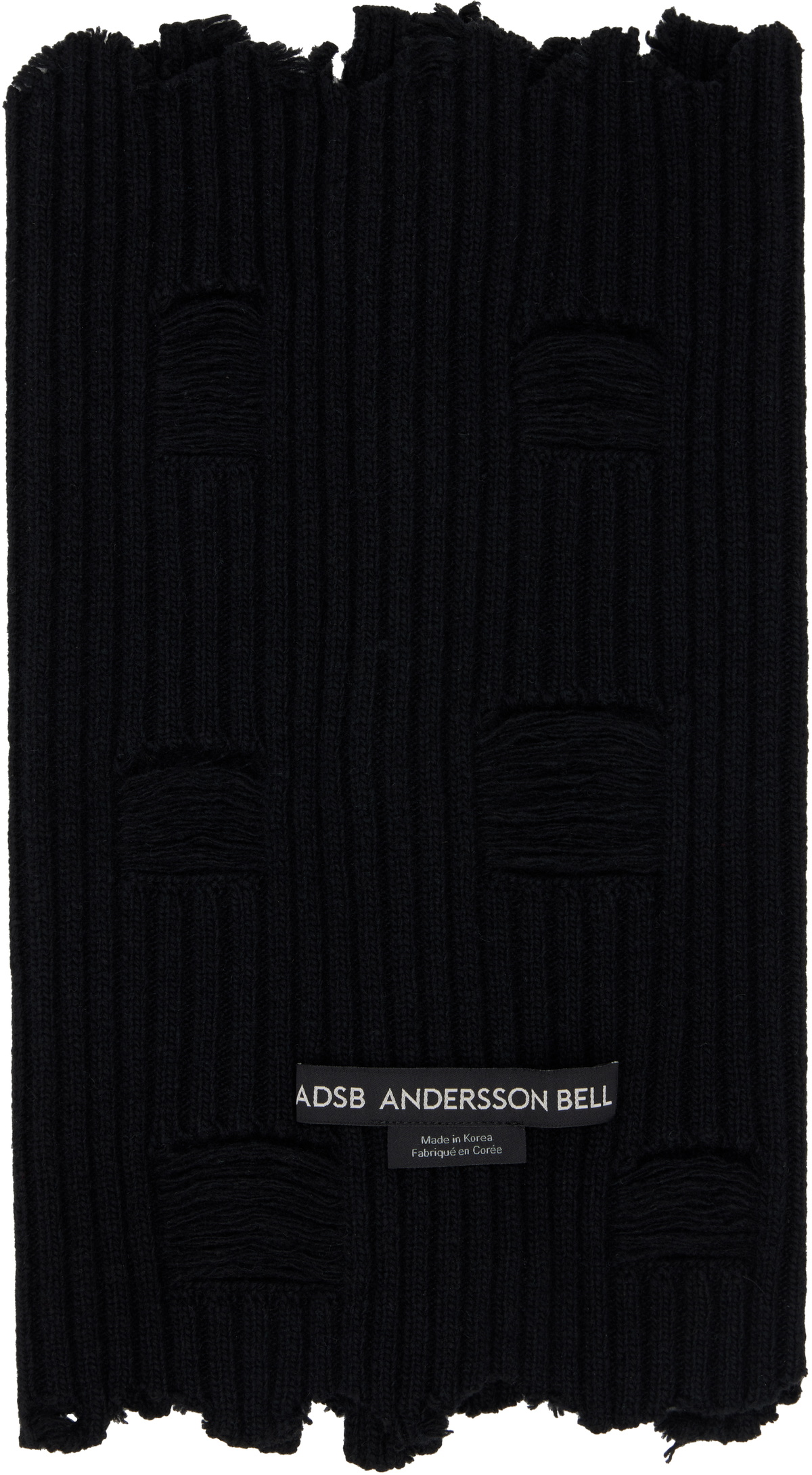 Andersson Bell Black Roghen Wool Tube Scarf Andersson Bell