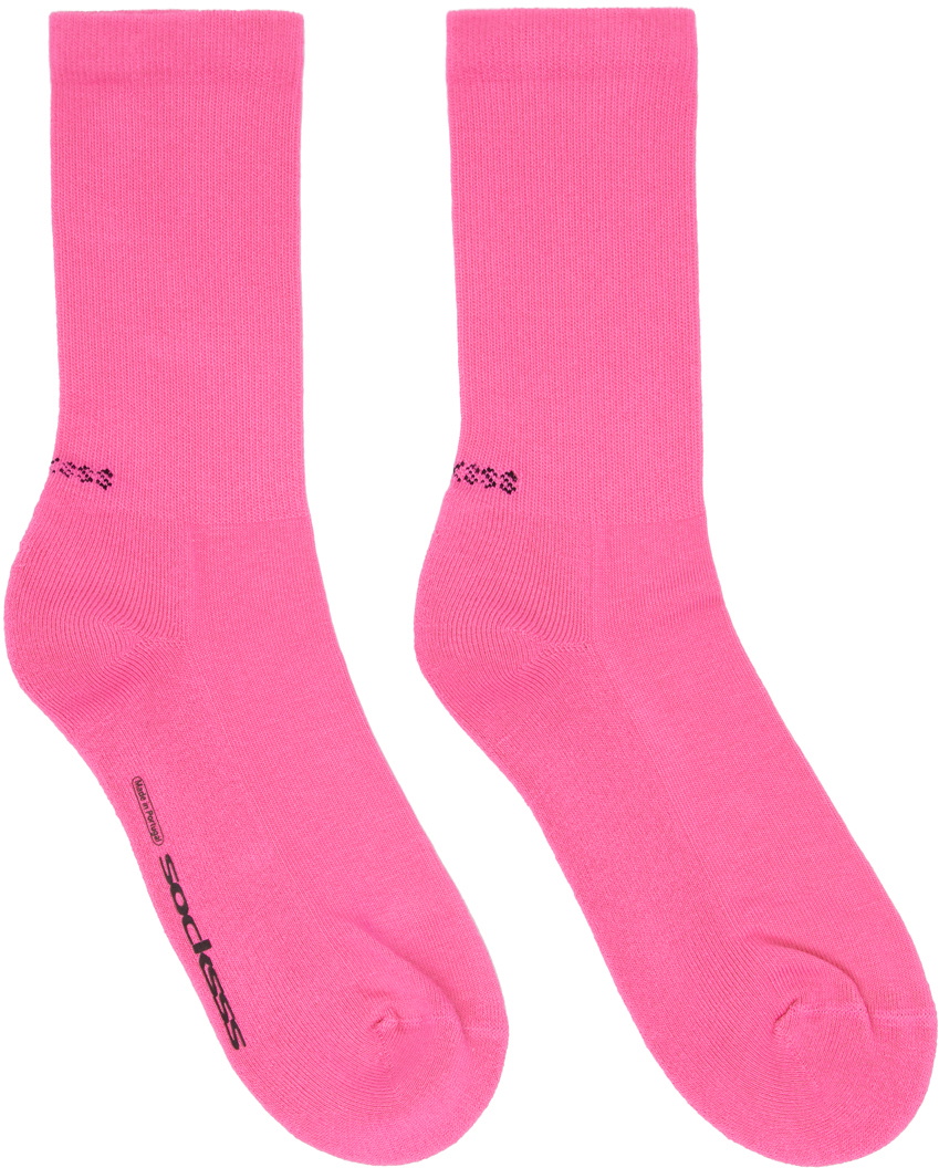 SOCKSSS Two-Pack Pink Socks Socksss