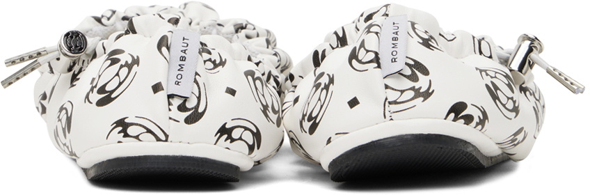 Rombaut White Aura Ballerina Flats Rombaut