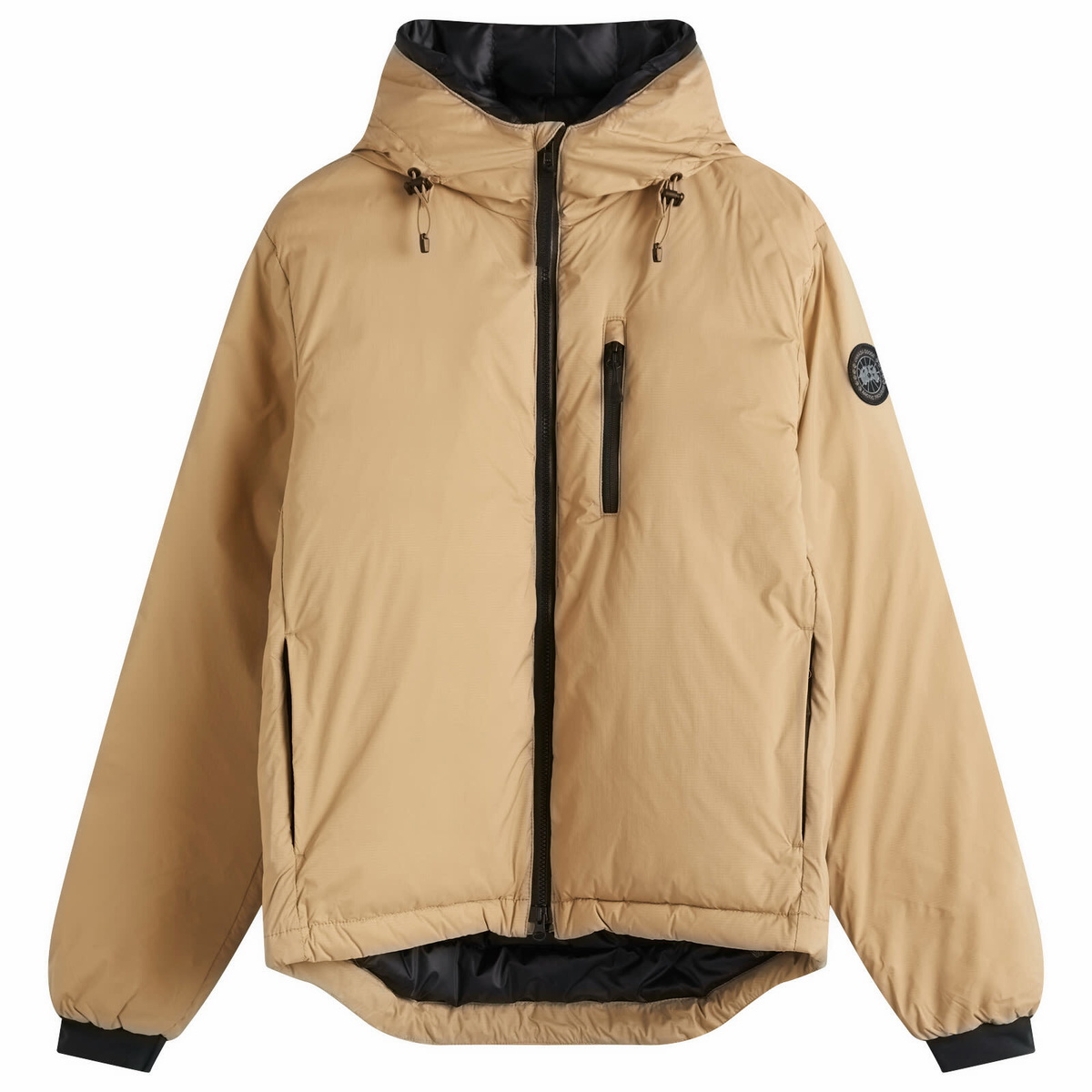 Canada Goose Men's Lodge Hoodie in Desert Sand Canada Goose