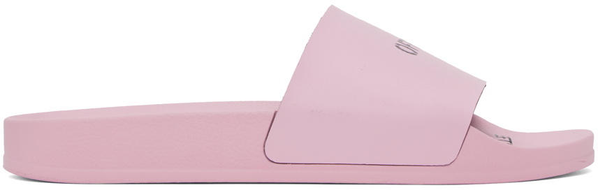 Off-White Purple Stamped Slides Off-White