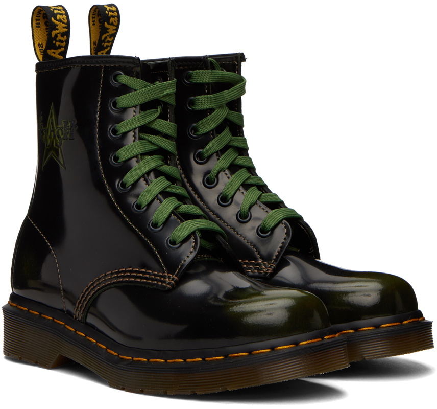 Dr. Martens Green 1460 The Clash Boots Dr. Martens