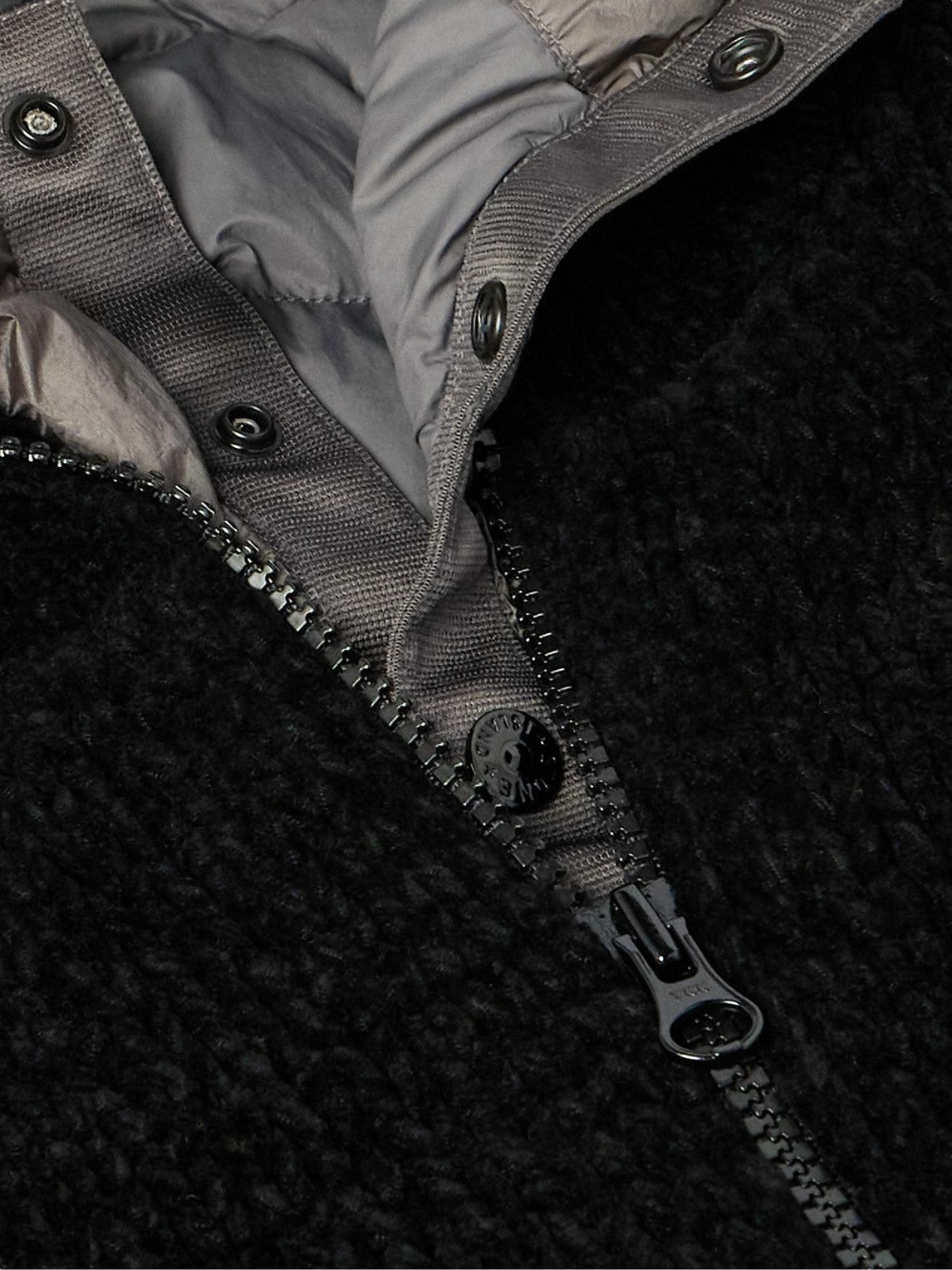 Stone Island - President Logo-Appliquéd Cotton-Velvet and Quilted ...