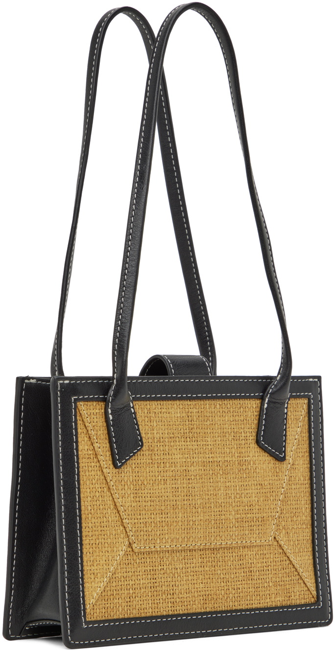 Recto Beige & Black Mini Envelope Bag Recto