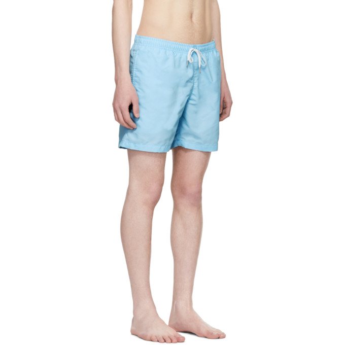 Bather Blue Solid Swim Shorts Bather
