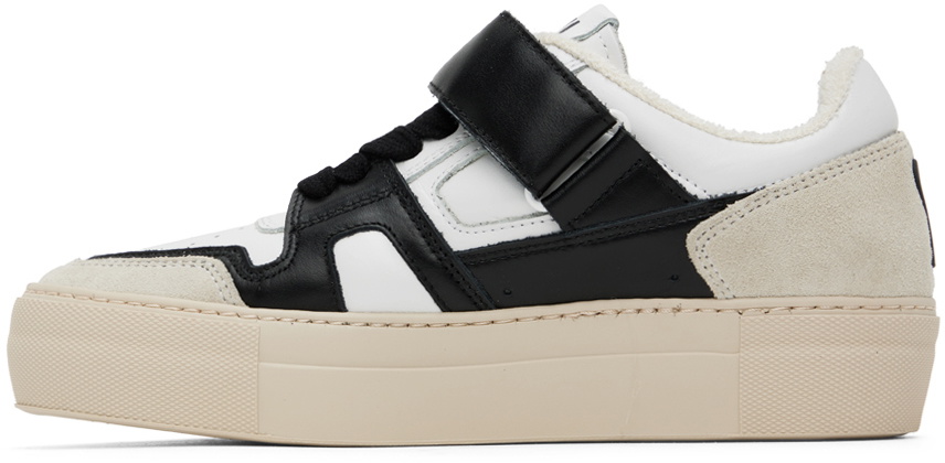AMI Paris Black & White ADC Low Top Sneakers AMI