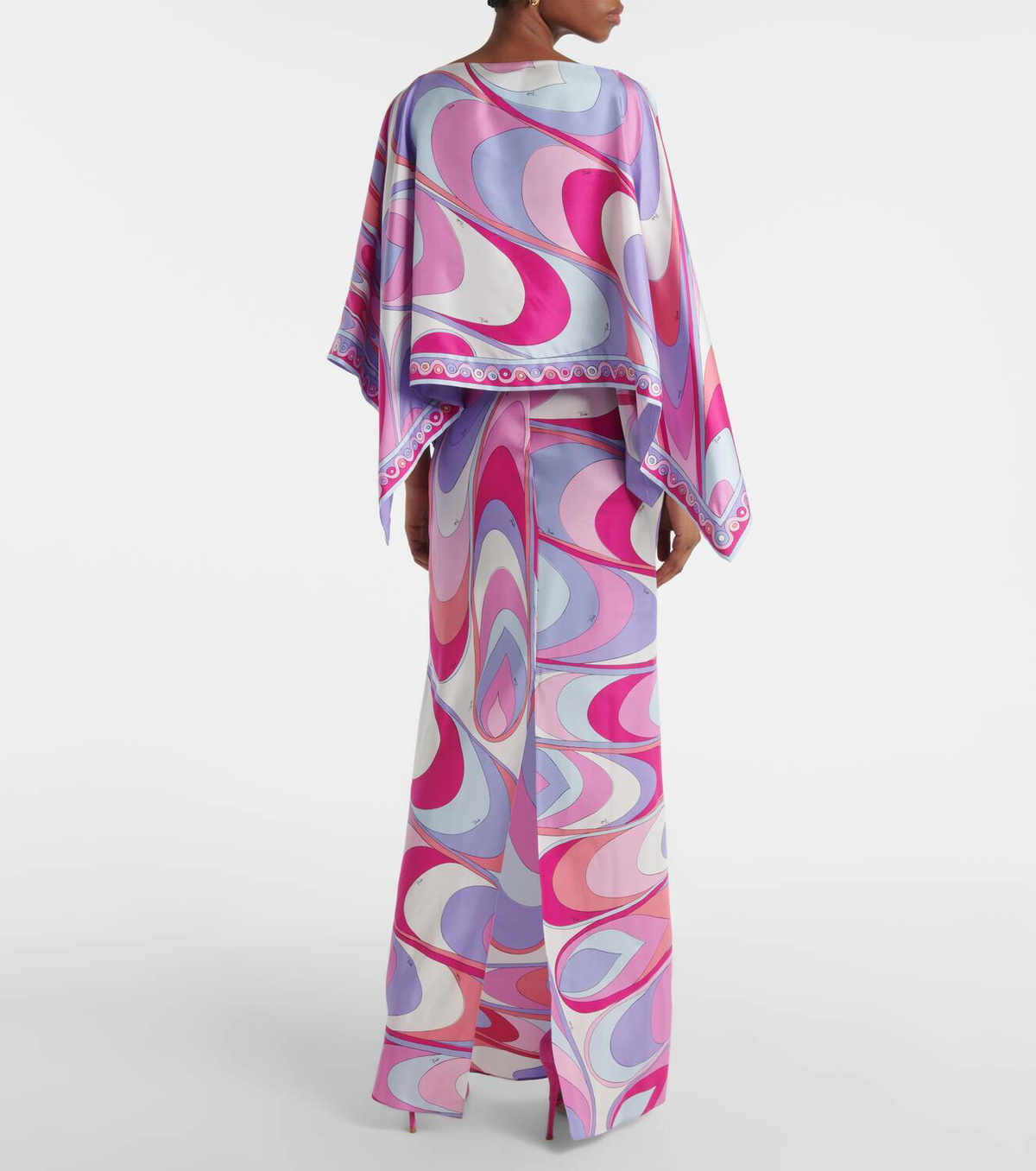 Pucci Printed silk twill maxi dress Emilio Pucci