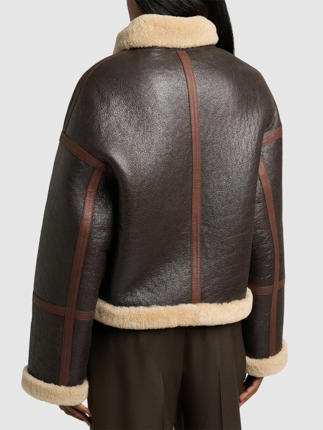 AMI PARIS Shearling Zipped Jacket AMI