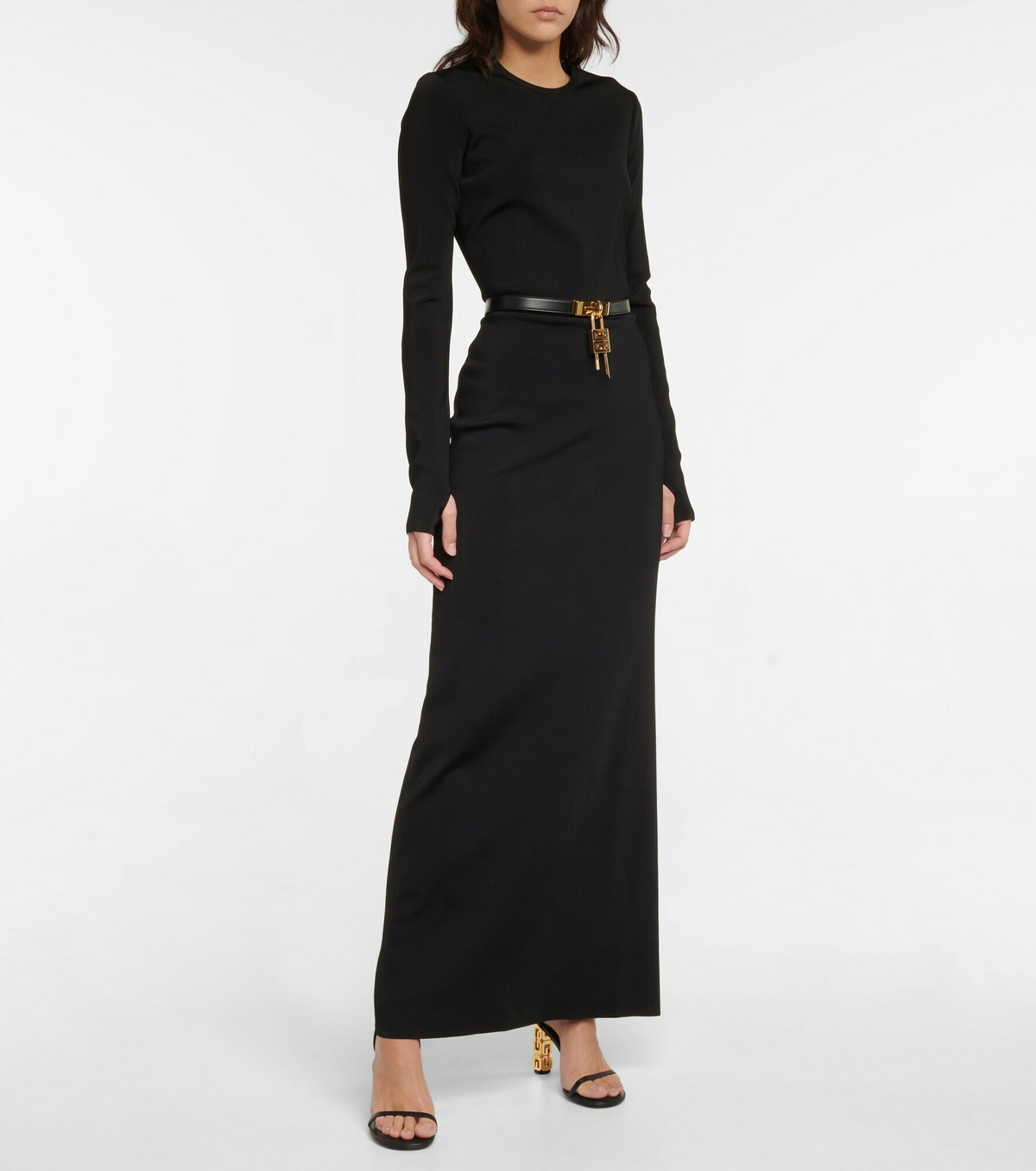 Givenchy - G Cube 85 leather sandals Givenchy